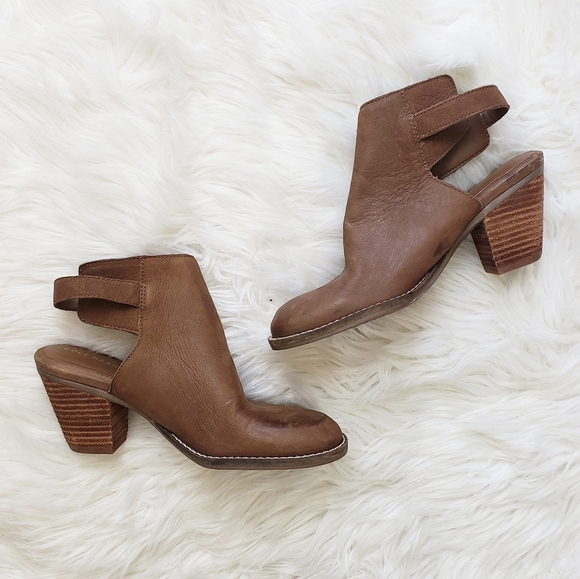 Cole Haan | Shoes | Cole Haan Pippa Stacked Heel Slingback Bootie ...